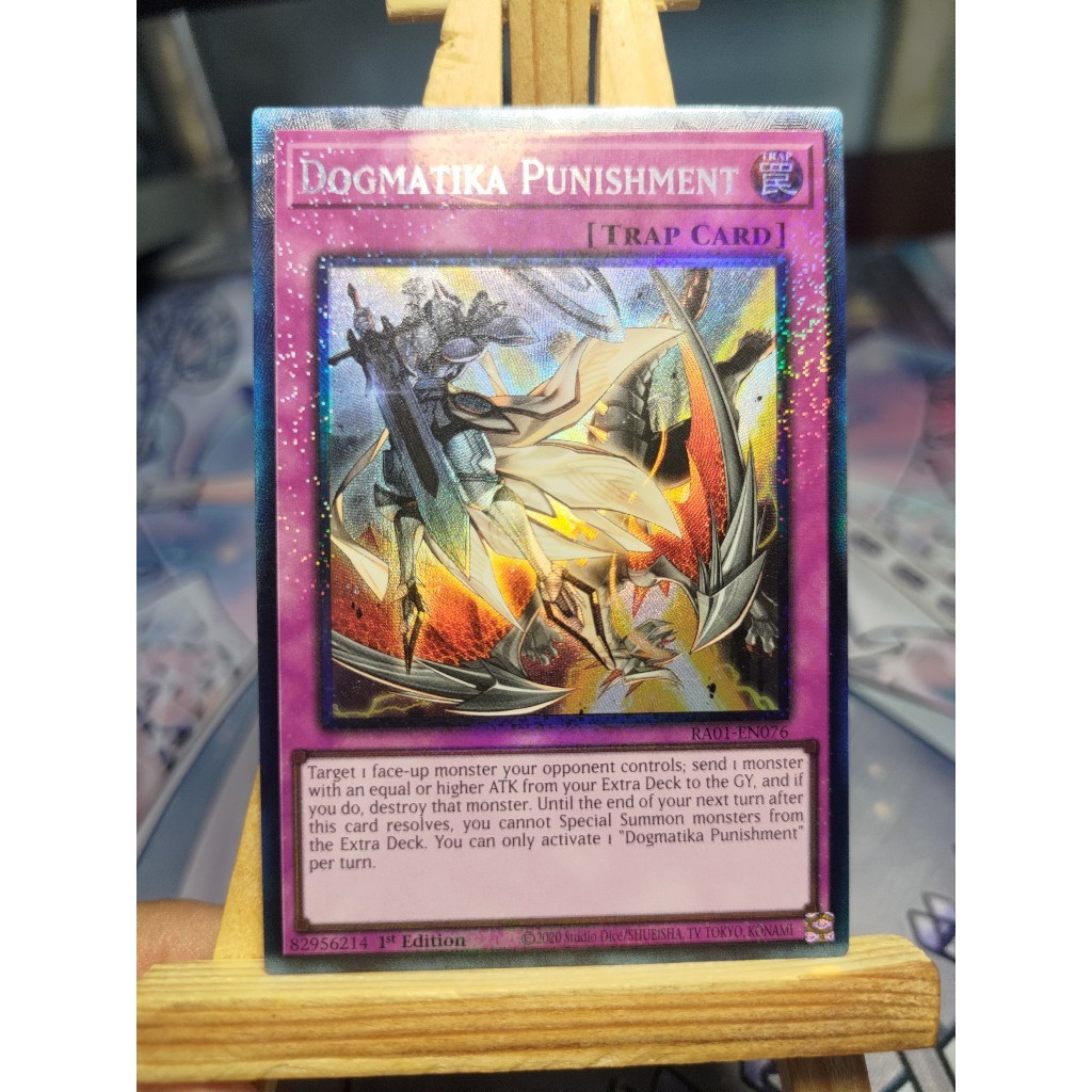[KW2 Yugioh] [EN] Thẻ bài Dogmatika Punishment - RA01-EN076 - Elite Foil | Shopee Việt Nam