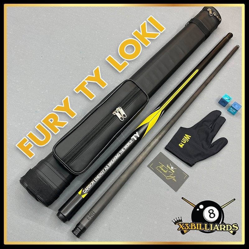 Cơ Bida Lỗ FURY TY Loki Full Carbon, Gậy Bi A Pool Ngọn Full Carbon ...