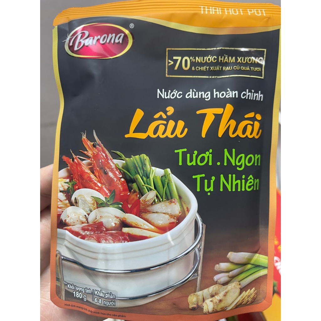 Cốt lẩu thái barona, nước dùng hoàn chỉnh barona | Shopee Việt Nam