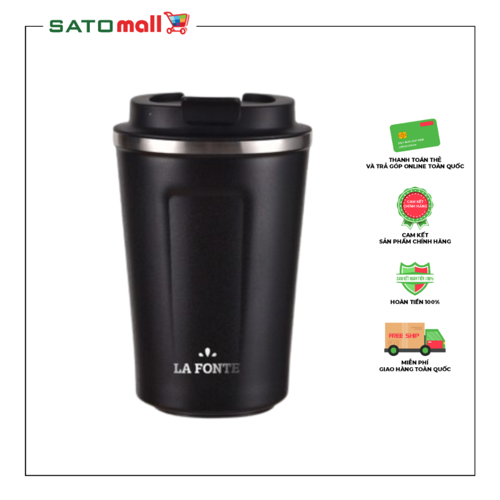 Bình Giữ Nhiệt La Fonte 380ml Màu Đen 003520 | Shopee Việt Nam