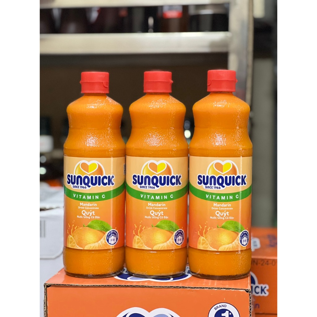 Nước Ép/ Siro SunQuick 850ml Quýt - Pha Chế Trà Quýt cực ngon | Shopee ...