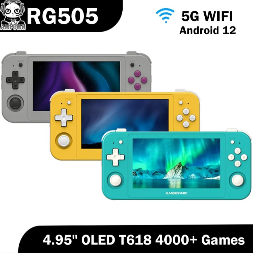 Anbernic RG505 màn hình Oled đẹp cấu hình cao chạy android mượt, hỗ trợ ...