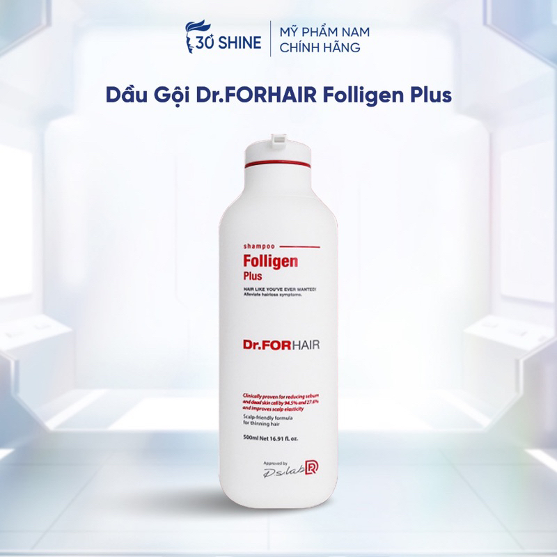 Dầu gội kích thích mọc tóc ngăn rụng Dr.FORHAIR Folligen Plus | Shopee ...