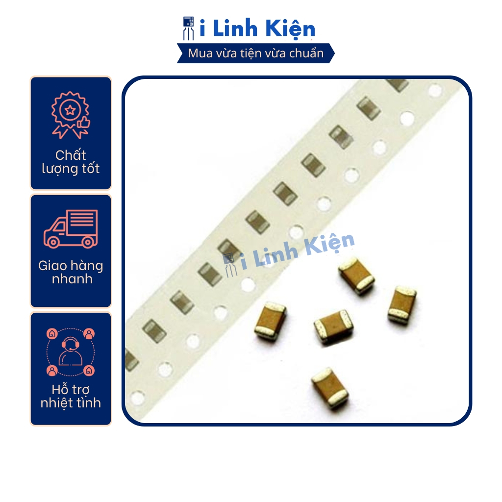 Tụ dán 0805 SMD 1pF - 51pF chất lượng tốt (dây 10c) | Shopee Việt Nam
