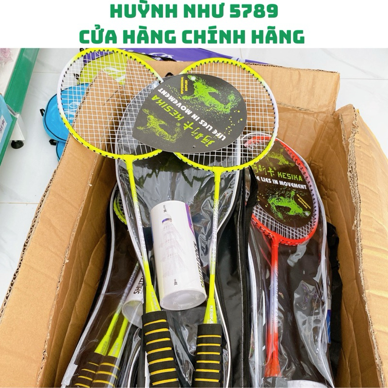 [CHÍNH HÃNG]Bộ 2 vợt cầu lông khung carbon cao cấp siêu nhẹ,KESIKA K ...