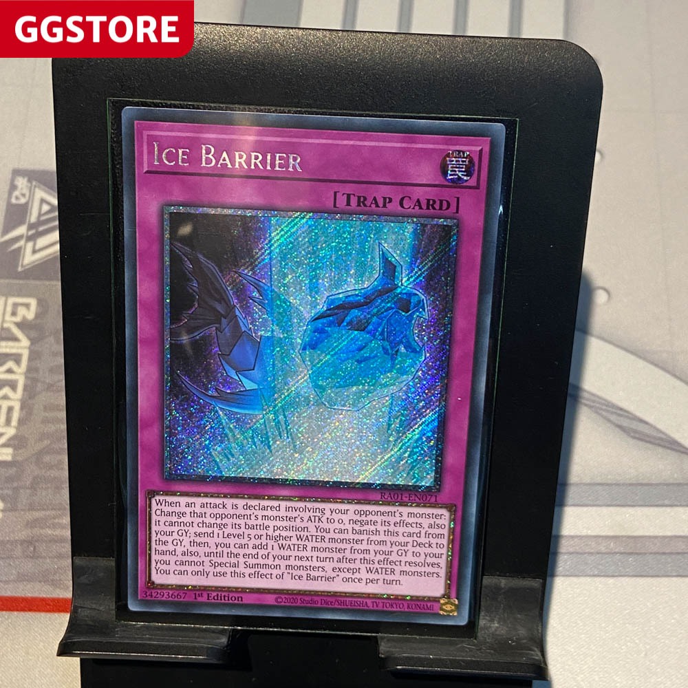 [ Bài Yugioh Chính Hãng ] Ice Barrier - RA01-EN071 - Platinum Secret ...