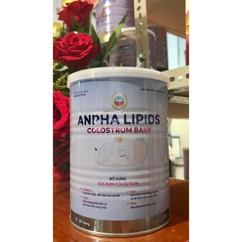 [CHÍNH HÃNG] Sữa non Anpha Lipids Colostrum dành cho trẻ 0-24th 450gr ...