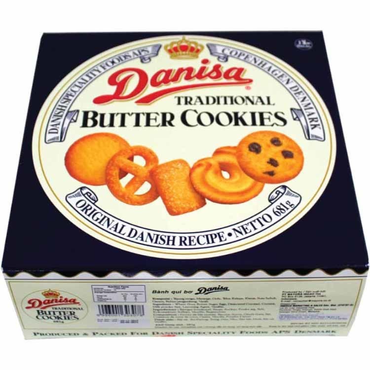 Bánh Danisa hộp sắt 454G, 681G, 908G (có túi xách kèm theo) | Shopee ...