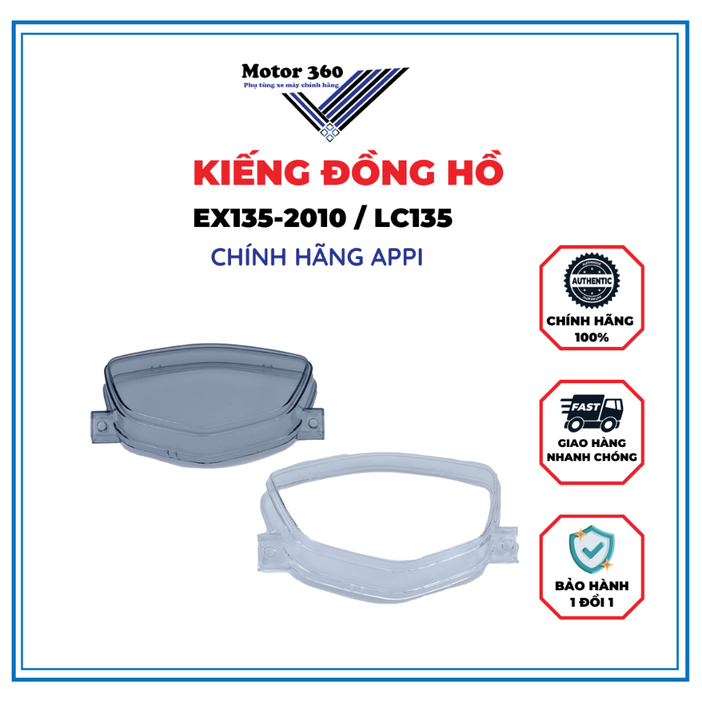 Kiếng đồng hồ EX135-2010 / LC135 chính hãng Appi | Shopee Việt Nam