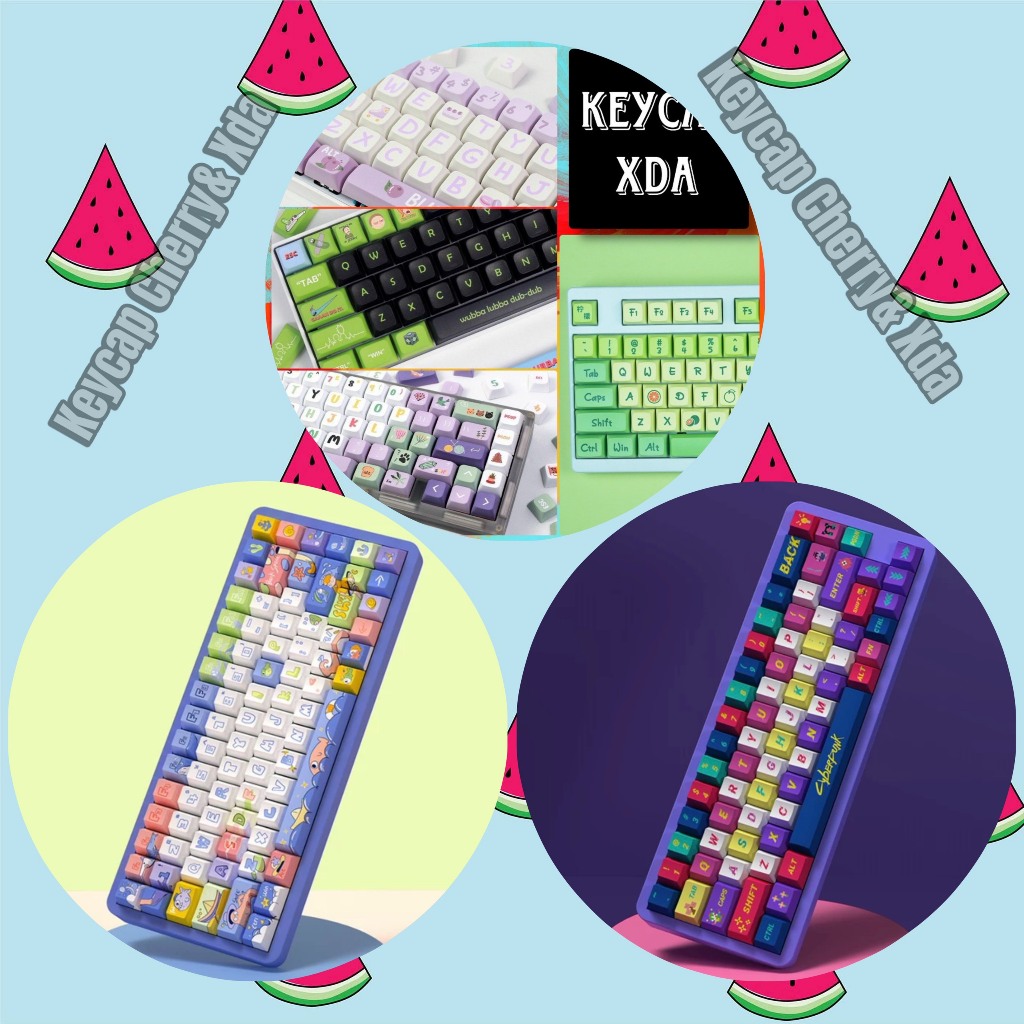 Keycap profile XDA, Cherry- Keycap mix màu, Nút bàn phím cơ | Shopee ...