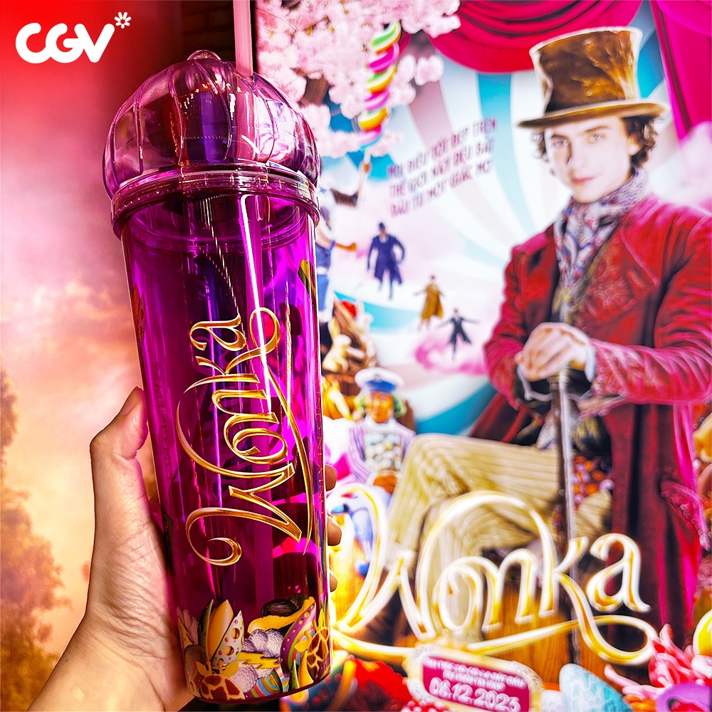 Ly cốc nước CGV Cinemas Vietnam Wonka dung tích 945ml | Shopee Việt Nam