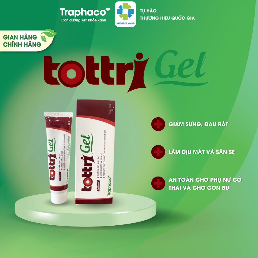 Mỹ Phẩm Tottri Gel - Hỗ Trợ Giảm Sưng Đau Búi Trĩ, Rát Hậu Môn Và Táo ...