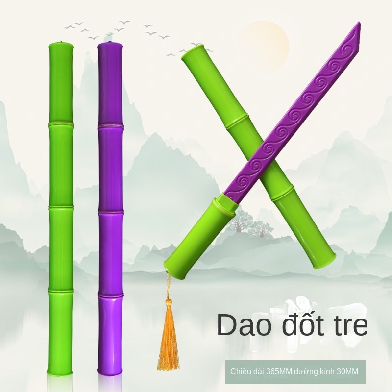 Đồ Chơi Cà Rốt Kiếm Tre 3D Đẹp Mắt - Mô phỏng Cây Sáo Trúc Cho Lãng Tử ...
