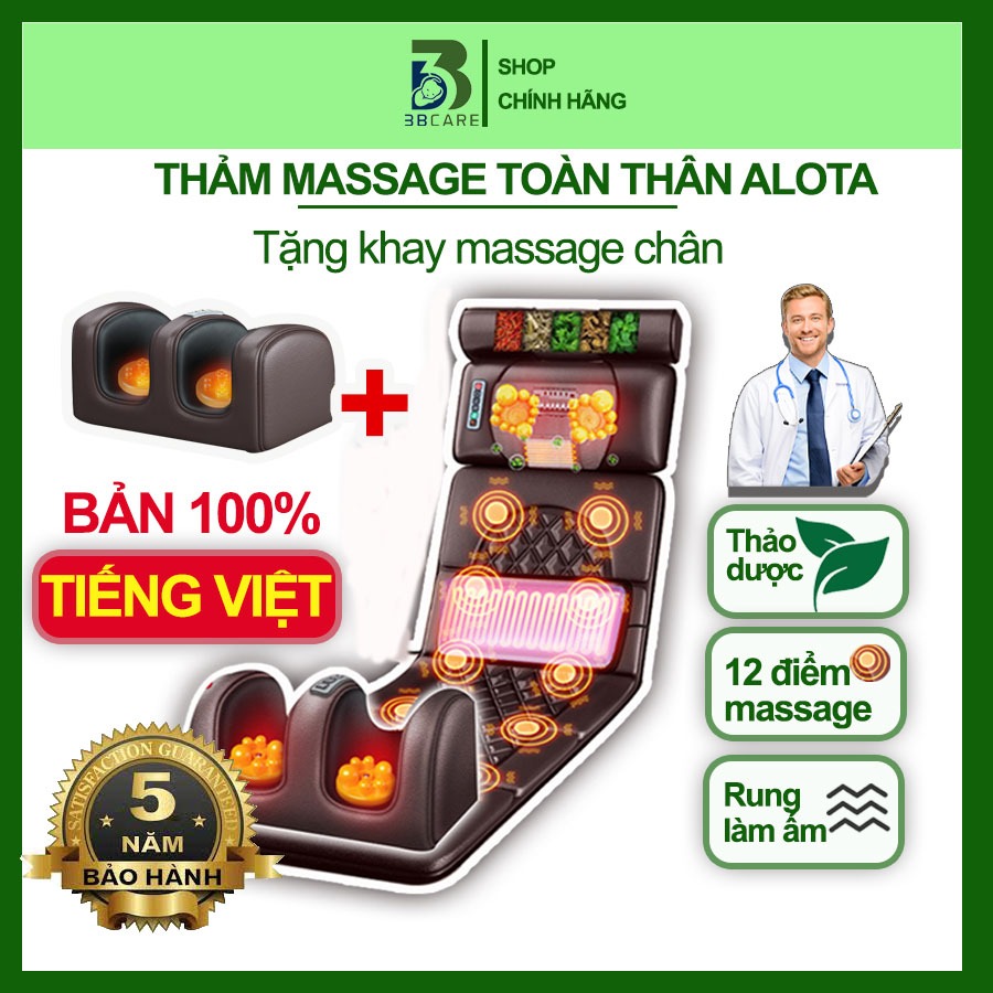 Ghế massage toàn thân ALOTA N23 3D massage 3D thư giãn tới 11 vị trí ...