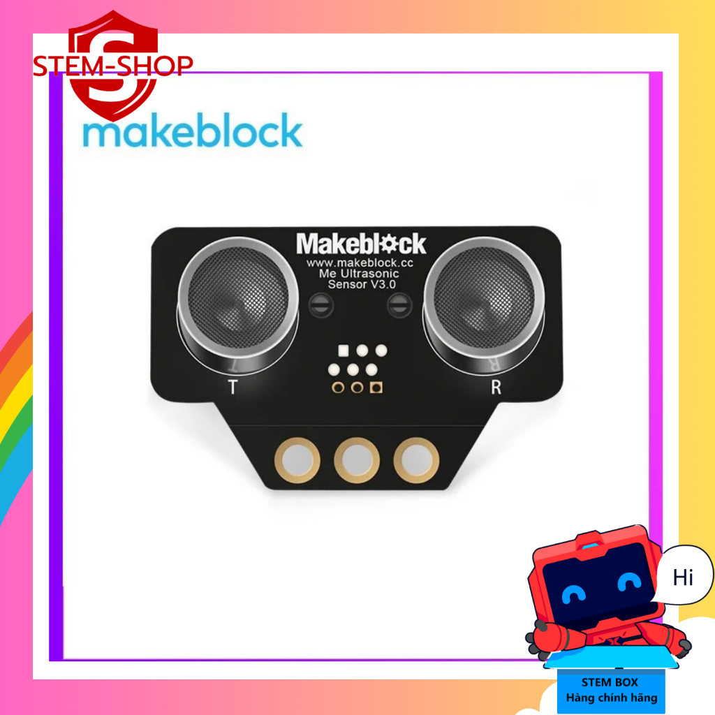 Cảm biến siêu âm Makeblock Ultrasonic Sensor V3.0 cho mbot, gbot, mbot ...