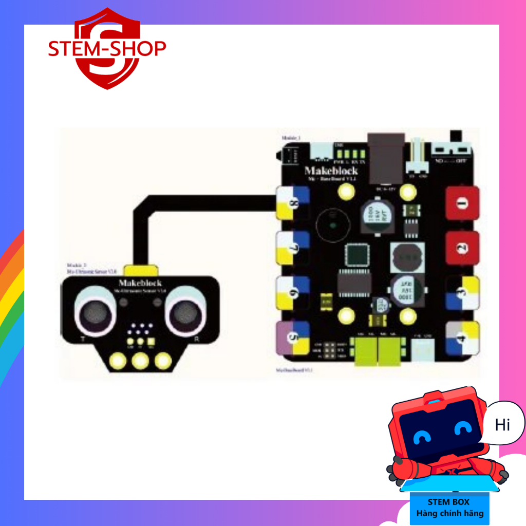 Cảm biến siêu âm Module HC-SR04 Ultrasonic Sensor cho robot mbot, kcbot ...