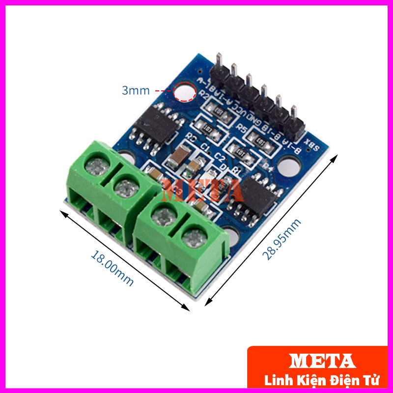 Module L9110 mạch cầu H, điều khiển động cơ DC/động cơ bước 2.5V-12V 0 ...