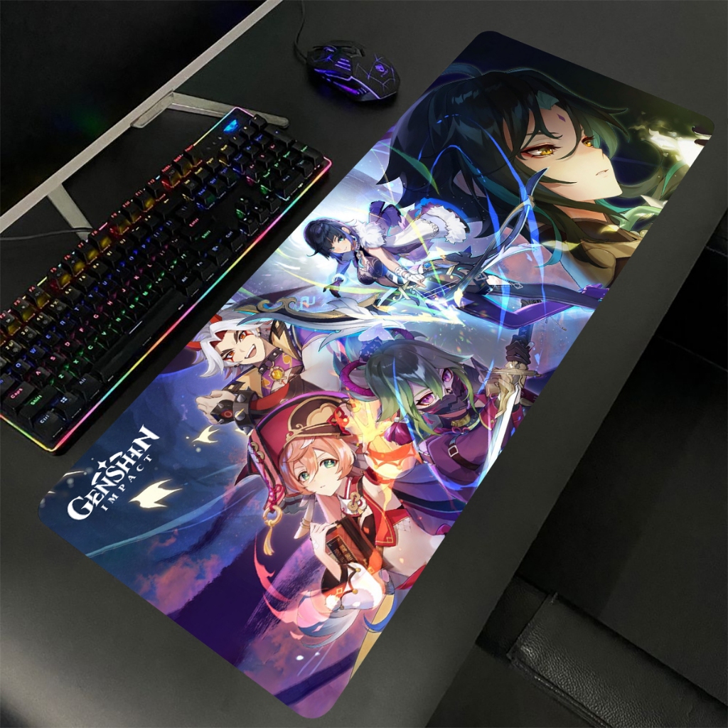 Lót chuột pad chuột 80x30cm dày 2mm lót chuột gaming speed bo viền đa ...