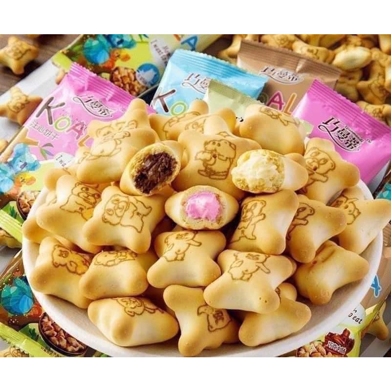 SET 10 TÚI BÁNH GẤU NHÂN KEM CHOCO BEAR MIX ĐỦ VỊ | Shopee Việt Nam