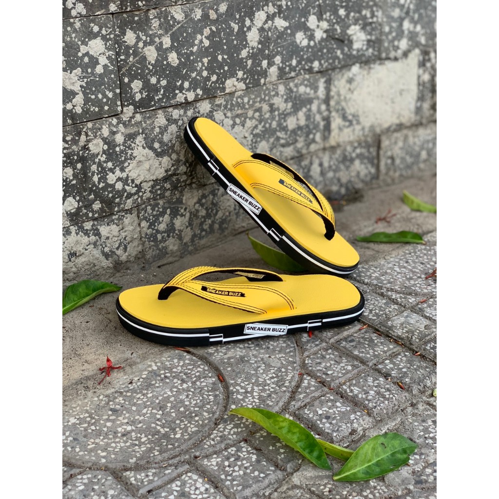 [ Chính Hãng ] - Dép Sneaker Buzz Vàng Đế Mới Chính Hãng | Shopee Việt Nam