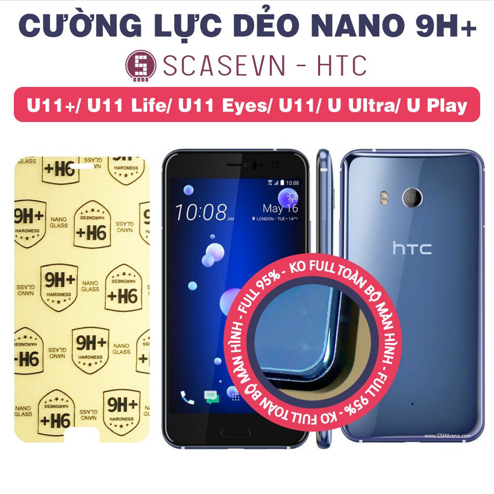 Cường Lực Dẻo Nano Trong Suốt HTC U11+/ U11 Life/ U11 Eyes/ U11/ U Ultra/ U Play | Shopee Việt Nam