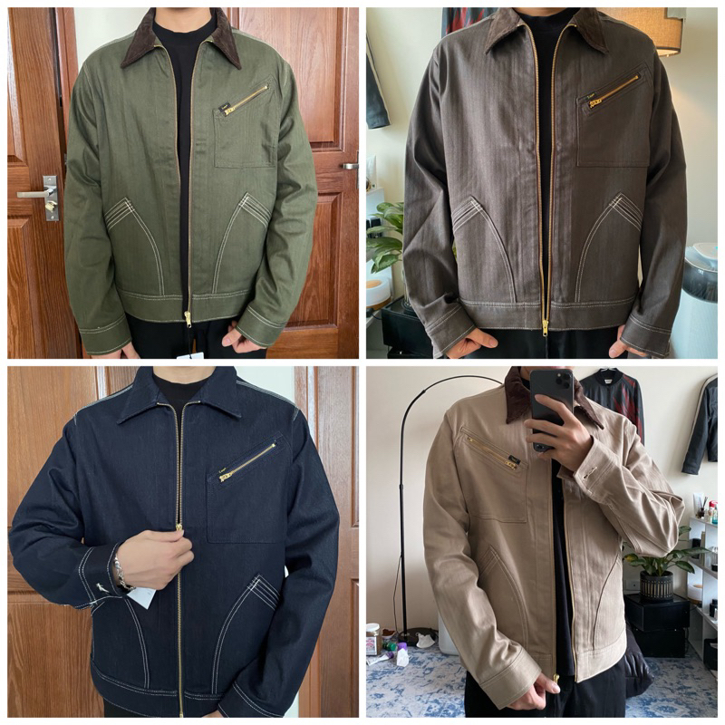 Áo khoác Work Jacket Form Boxy 5 Màu LEE Xuất Nhật Bản Chính Hãng ...