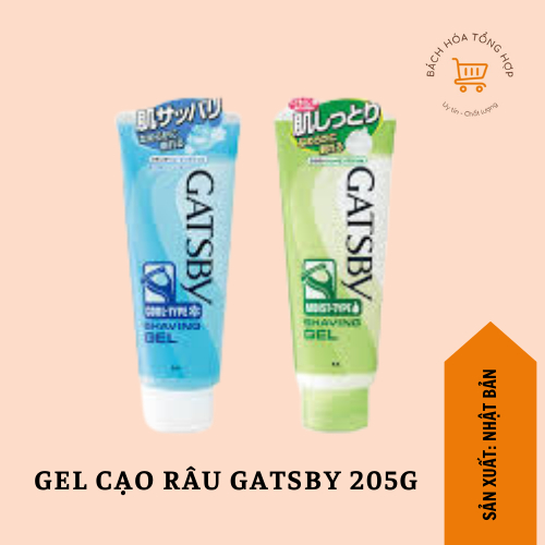 GEL CẠO RÂU GATSBY CAO CẤP SẢN XUẤT TẠI NHẬT BẢN 205G | Shopee Việt Nam