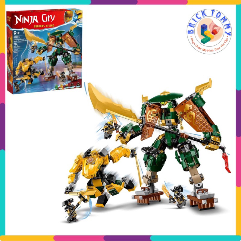 [ CÓ TÁCH SET ] Mô Hình Lắp Ráp Ninjago Dragon Rising NINJACITY 80084 ...