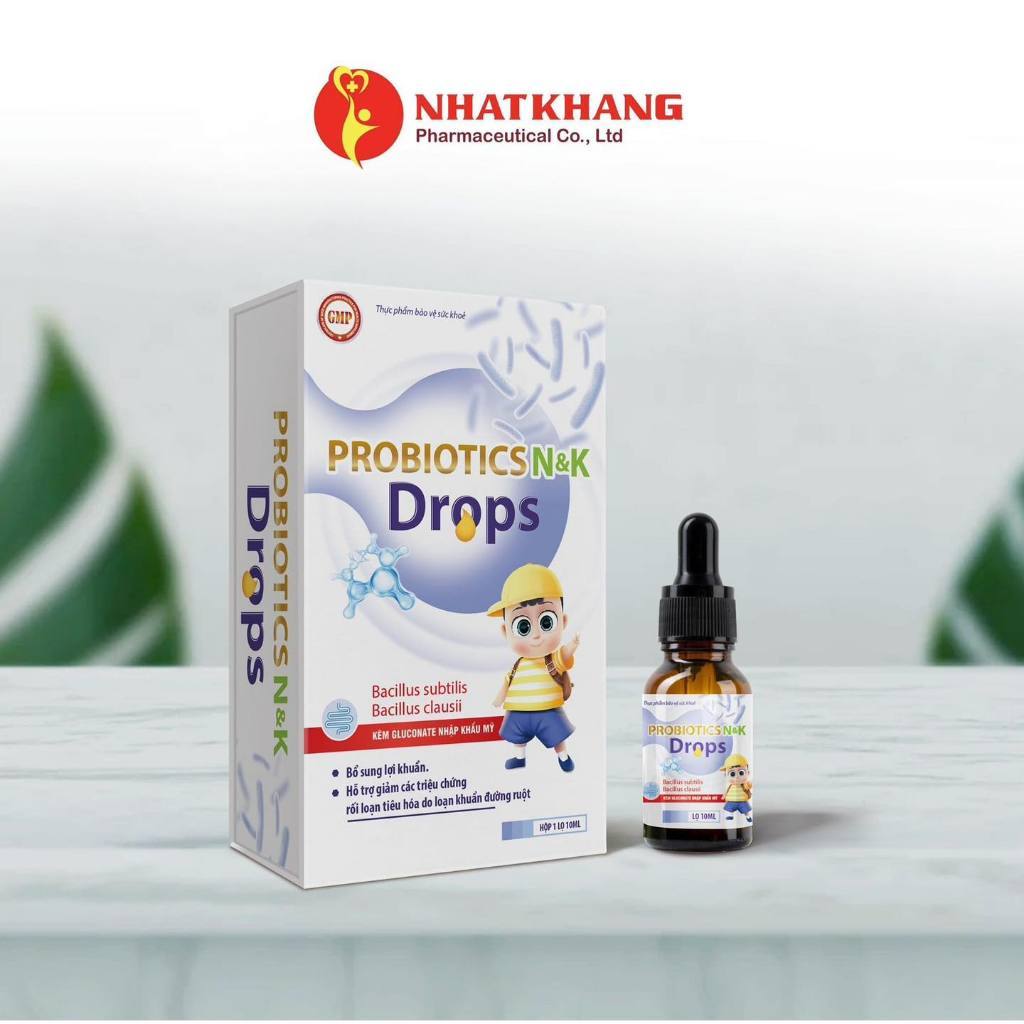 Men vi sinh PROBIOTICS N&K DROPS Bổ sung lợi khuẩn, cải thiện hệ vi sinh đường ruột, Cải thiện ...