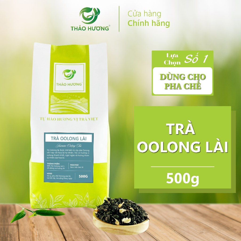 Trà Oolong Lài Thảo Hương 500g (Vị PhêLa Lasimi) - Dùng pha chế Ôlong nhài sữa Phê La, Trà trái ...