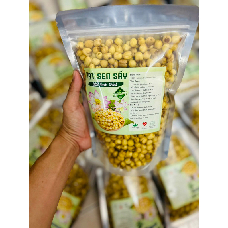 HẠT SEN SẤY GIÒN ĂN LIỀN 500gr | Shopee Việt Nam