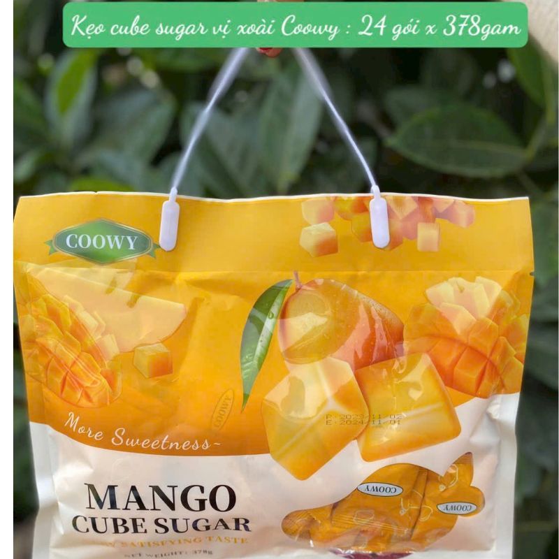 1 Sách 378gr Kẹo Dẻo Trái Cây Cube Sugar Coowy Các Vị Thơm Ngon Bổ ...