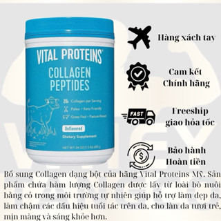 Bột collagen vital protein collagen peptides của Costco Mỹ | Shopee ...