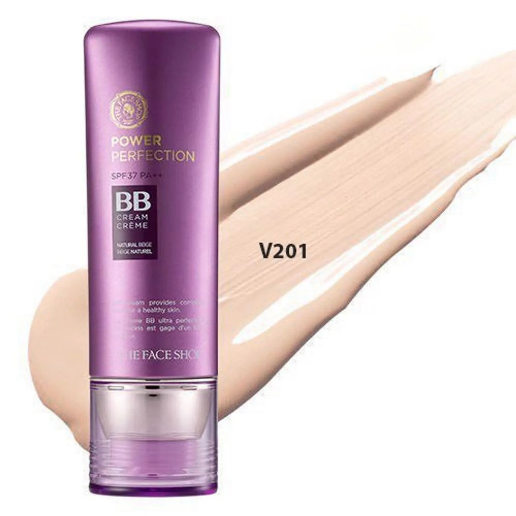 Kem nền BB tím - Kem nền đa năng The Face Shop BB Cream Face it Power ...