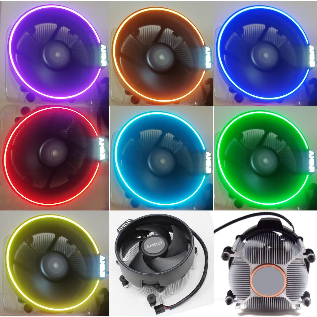 Tản nhiệt CPU AMD Wraith Spire RGB, mới nguyên zin theo chip ryzen 7 ...