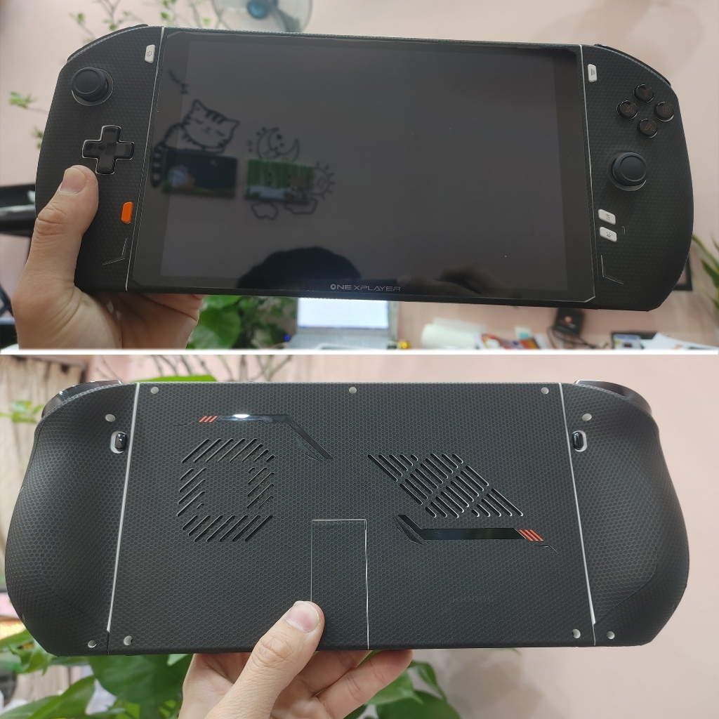 Skin dán One X Player 2 mẫu 3M Matrix Black (có custom miếng dán theo ý ...