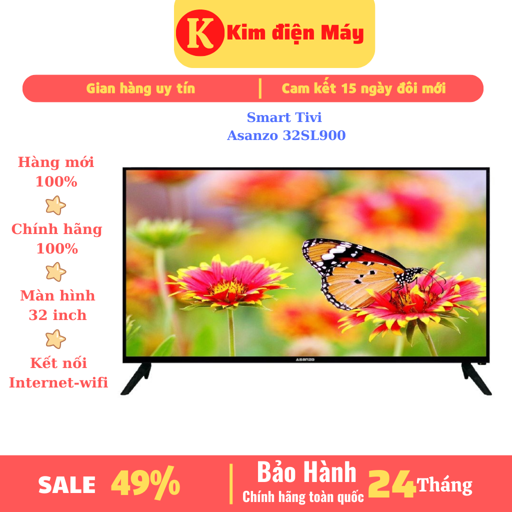 Smart Tivi Asanzo 32SL500,màn hình tivi 32 inch ndroid tivi-bảo hành 24 tháng toàn quốc | Shopee ...