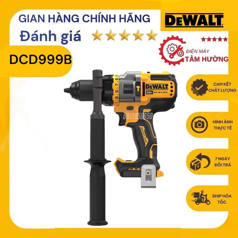 Máy khoan Dewalt 3 chức năng Dcd999 - Hàng nhập tay mỹ, made in mexico ...