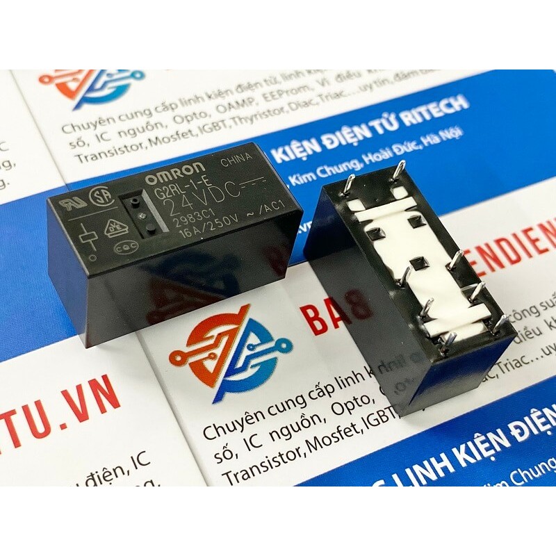 Relay OMRON G2RL-1-E 24VDC G2RL-1-E-DC24 24VDC 16A 8 chân | Shopee Việt Nam