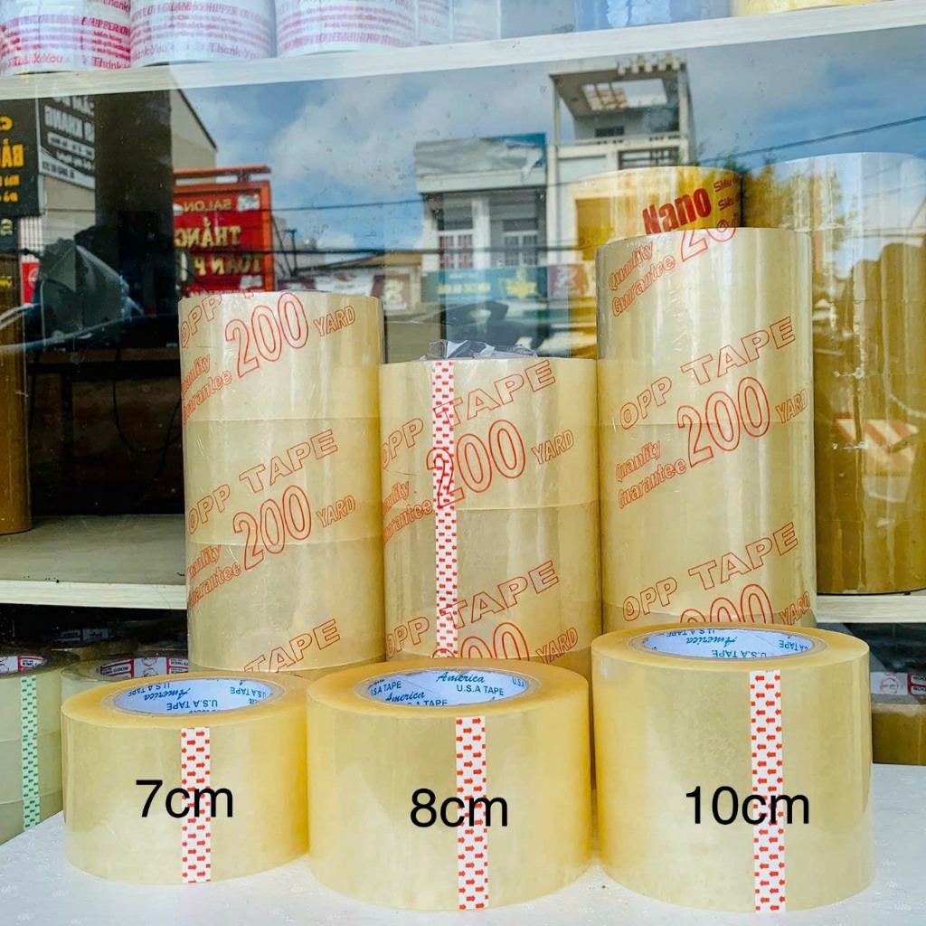 Cuộn băng keo bản rộng 7cm 300yard KEOAA444 | Shopee Việt Nam