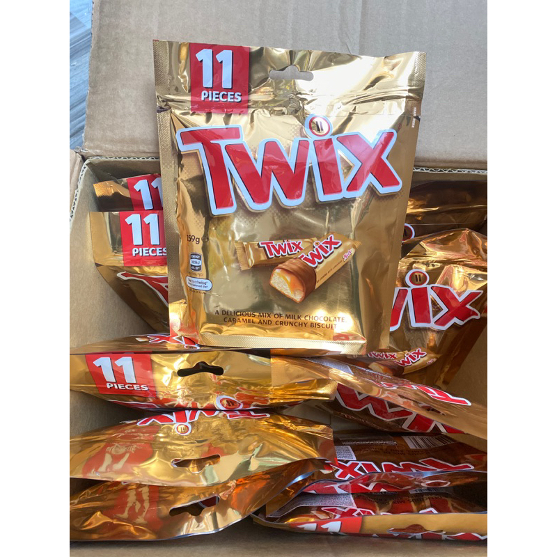 Thanh Bánh Quy Twix Phủ Socola Sữa & Caramen Túi 11 Thanh (159g ...