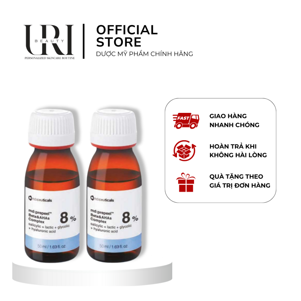 Md:ceuticals Md Prepeel Beta & AHAs Complex 8% - Dung dịch kiểm soát bã ...