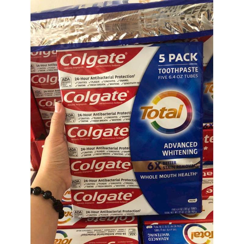 Kem Đánh Răng Colgate Total SF Advanced Whitening Của Mỹ 181g | Shopee ...