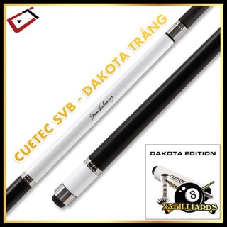Cơ Bida CUETEC SVB Dakota Pearl White Pool Lỗ Chữ Kí Cơ Thủ Shane Van Boening Ngọn Full Carbon ...