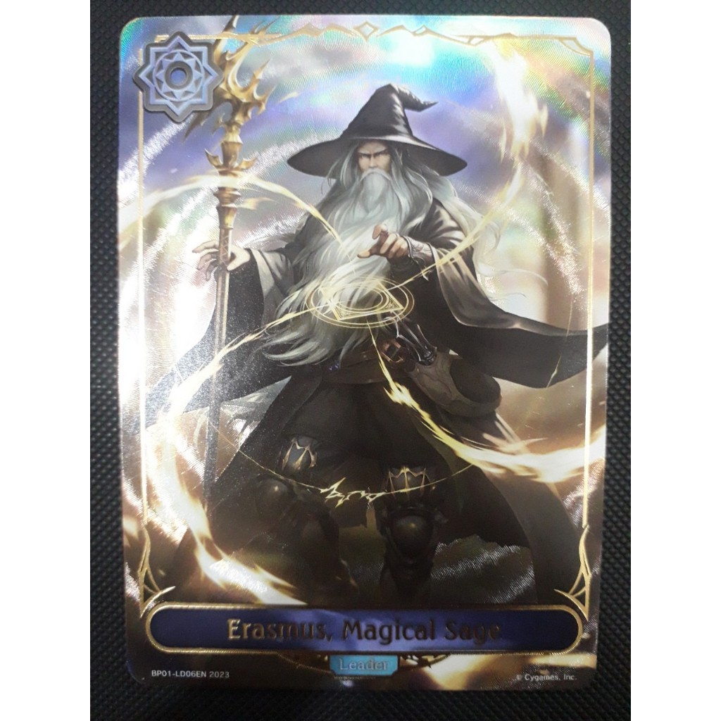 Thẻ bài Shadowverse Evolve BP01-LD06EN - Erasmus, Magical Sage ...