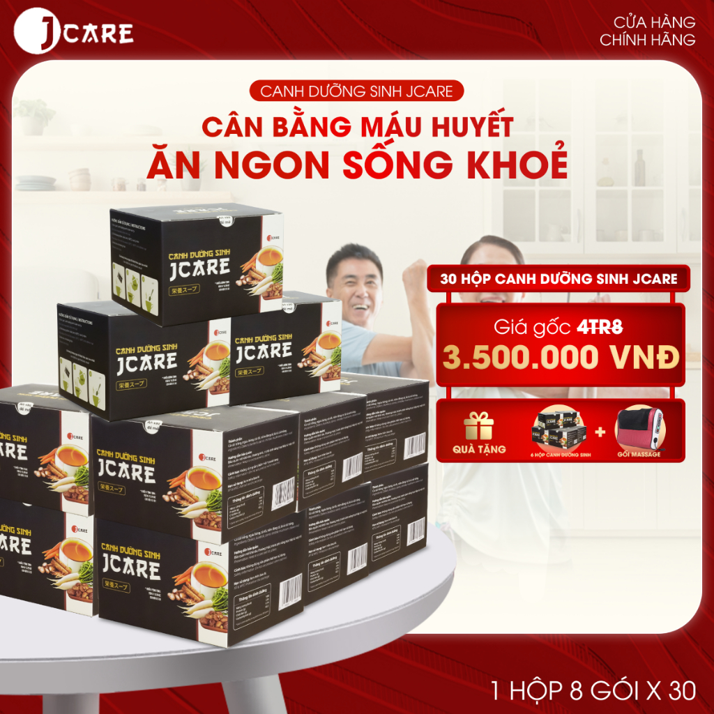 Canh Dưỡng Sinh Jcare Tốt Cho Sức Khoẻ, 30 hộp | Shopee Việt Nam