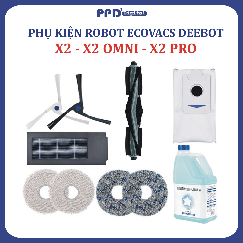 Phụ kiện robot hút bụi Ecovac Debot X2, X2 Omni, X2 Pro - Khăn lau ...