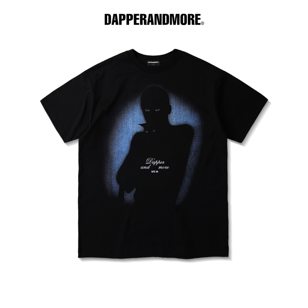 Áo Thun Unisex DAPPERANDMORE Shadow Cat Form Rộng Oversize 100% Cotton 250GSM - Black | Shopee ...