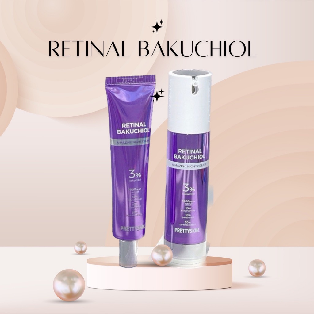 >Retinol Pretty Skin, kem dưỡng Retinal Bakuchiol A-Mazing Night Cream ...