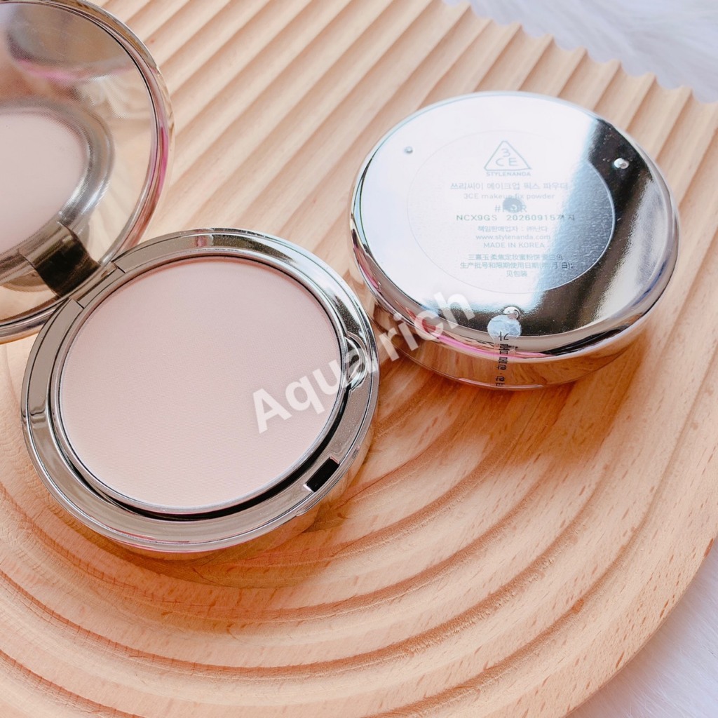 Phấn Phủ Nén 3CE Makeup Fix Powder - Hộp Đen [Fair - Soft Medium ...